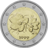 Pièce de 2 euros avec des fleurs | Valeur pour chaque année